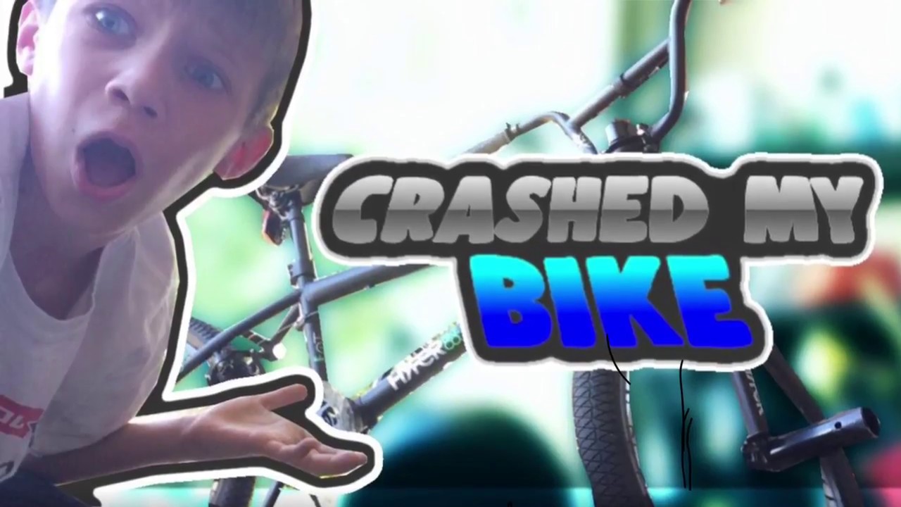I crashed my bike - YouTube