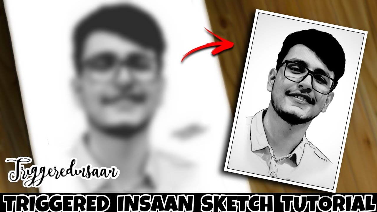 Triggered Insaan Drawing With Doms Pencil || How To Draw ...