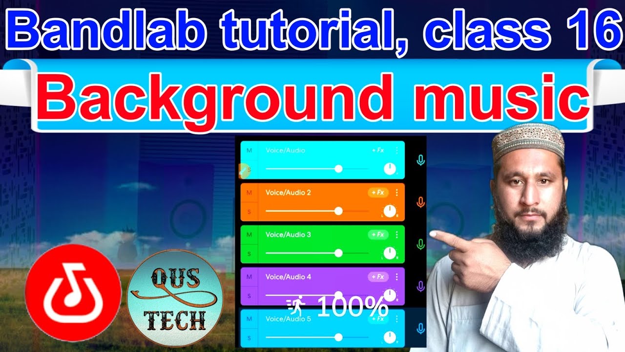 How to make background music | bandlab tutorial class 16 | qus tech ...