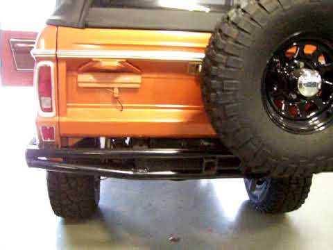 1973 Ford Bronco Lifted Uncut Light Copper Metallic Start up and ...