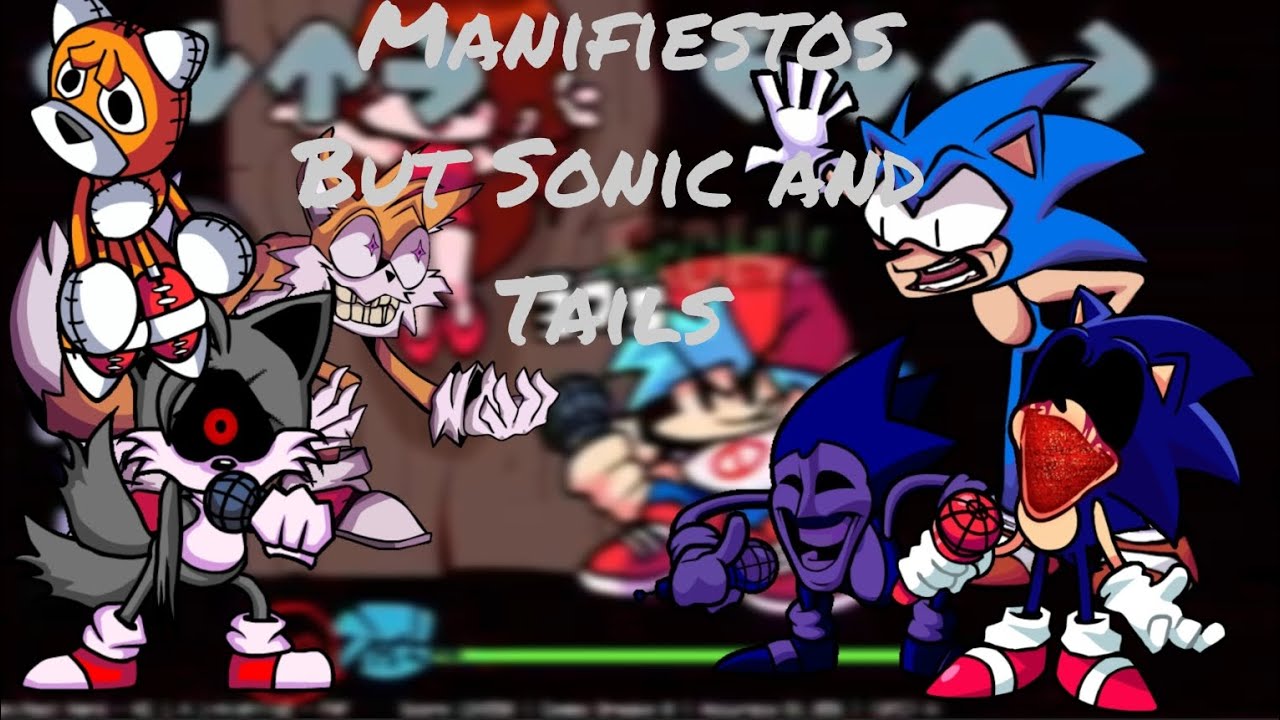 FNF manifest but sonic team 🆚 Team tails - YouTube