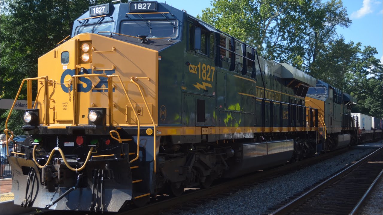 Csx 1827 Baltimore & Ohio Unit on I031 - YouTube