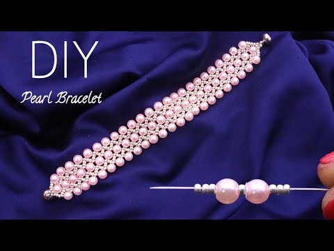 🎀 Gorgeous DIY Pearl Bracelet: Stylish Handmade Jewelry Design