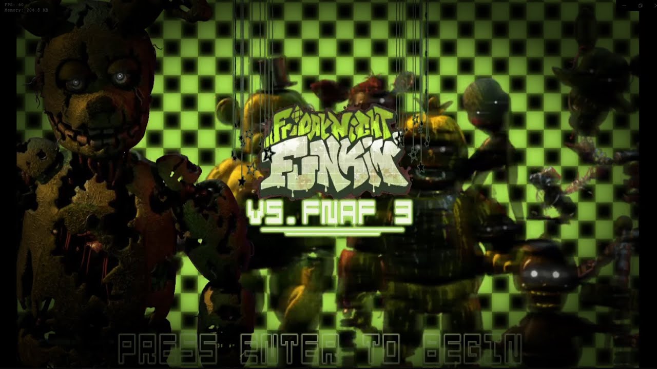 Friday Night Funkin: FNaF's 3 (FNF mod) - YouTube