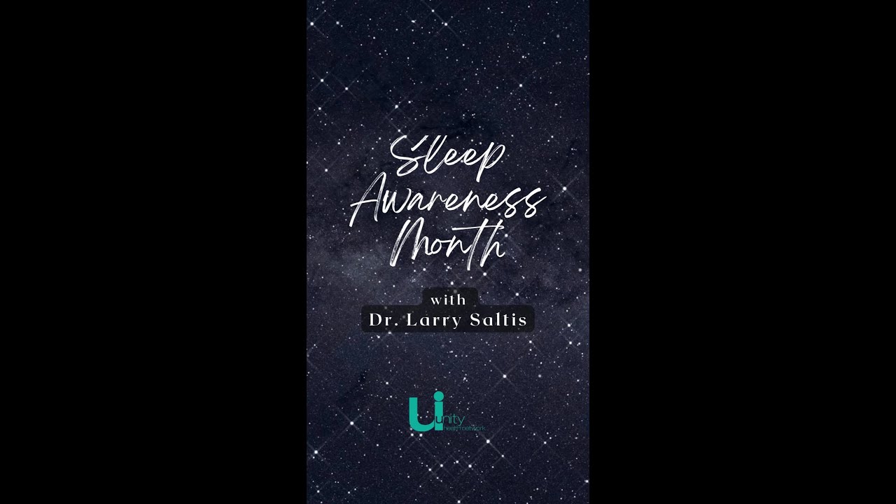 Sleep Awareness 1 - Dr. Larry Saltis - YouTube