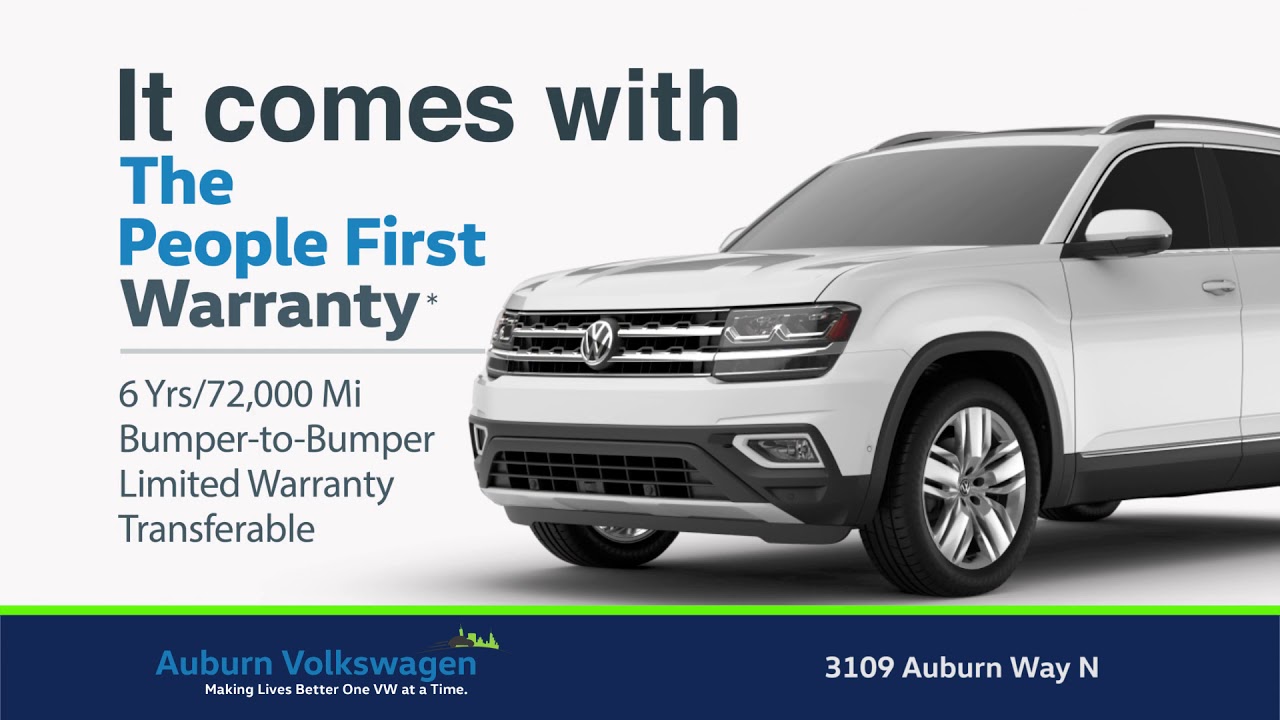 Get the People First Warranty on the 2018 Atlas at Auburn Volkswagen ...