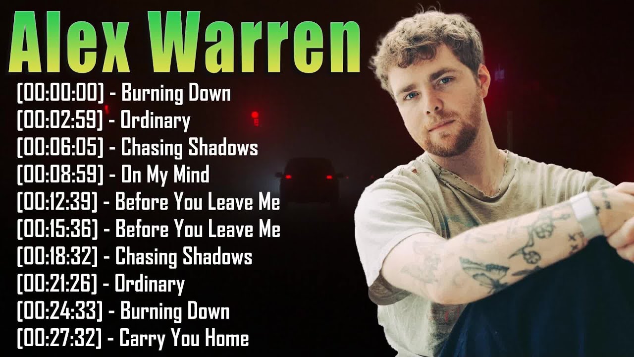 Alex Warren Emotional Songs Compilation - YouTube