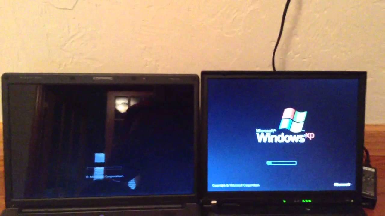 Windows vista v.s. windows Xp boot test - YouTube