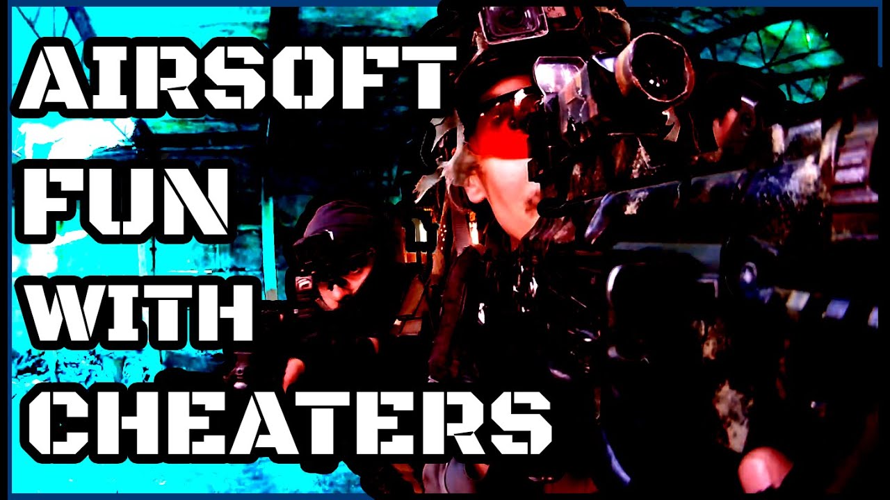 Airsoft Fun With Cheaters 130 Players - YouTube