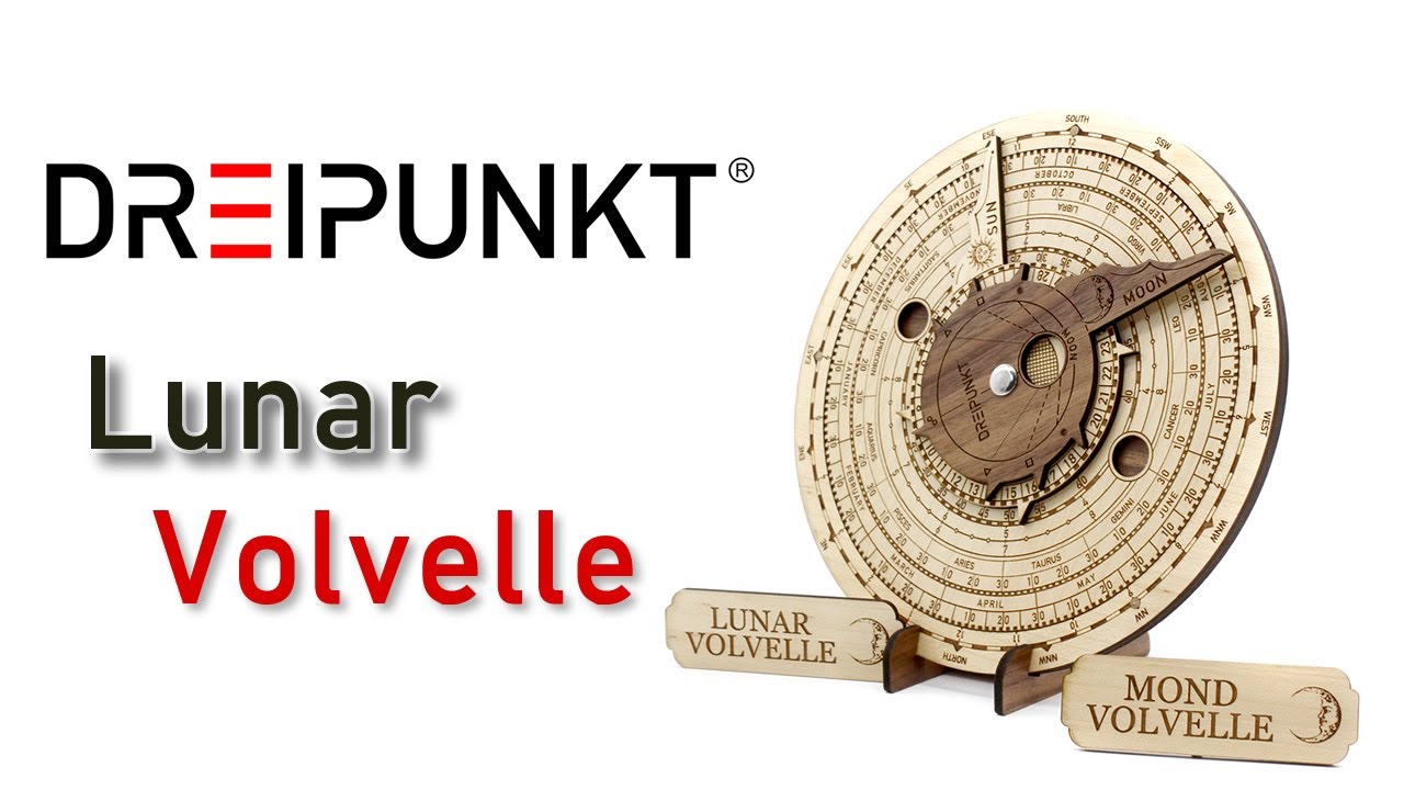 DREIPUNKT Lunar Volvelle / Mond-Volvelle Deluxe Edition - YouTube