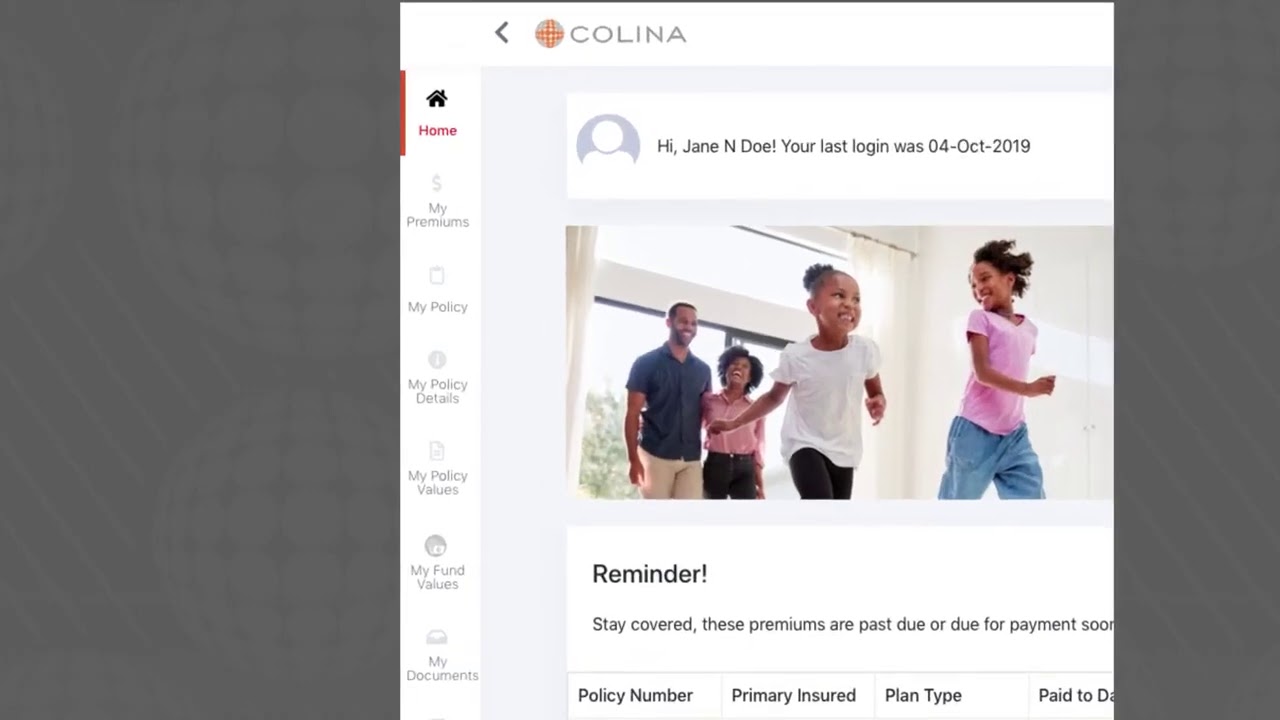 Colina Insurance - How to use our Policy Owner Portal - YouTube