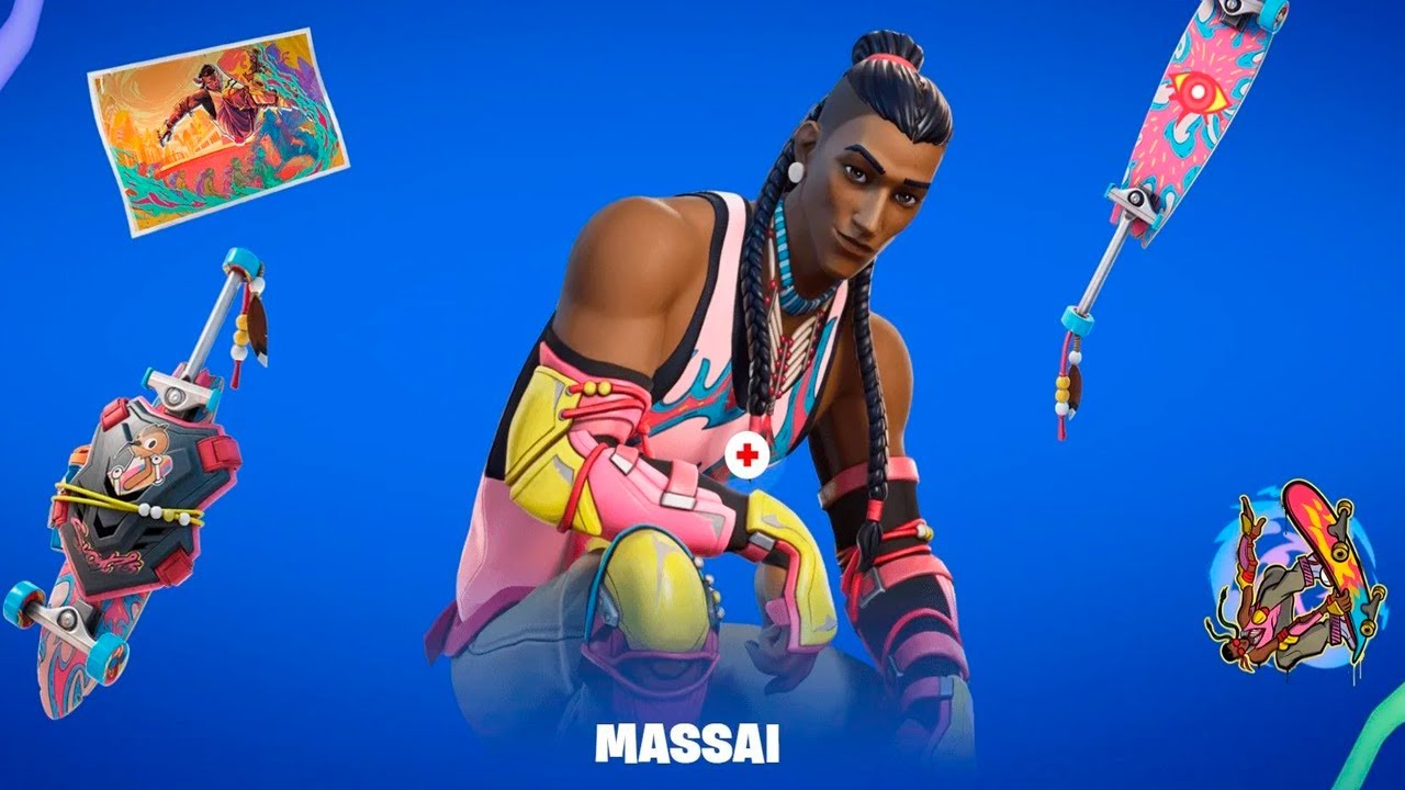MASSAI, NOVA SKIN COM REPRESENTATIVIDADE AFRICANA? FORTNITE - YouTube