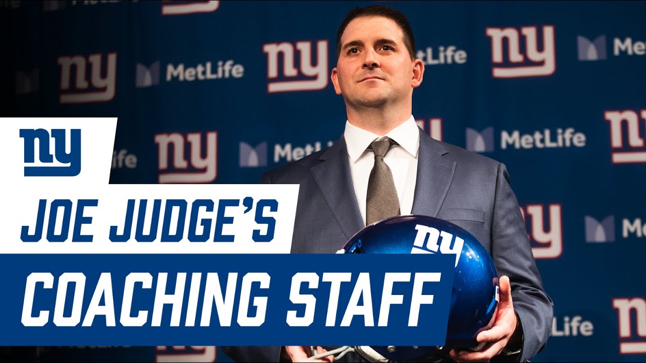 Head Coach Joe Judge Announces Full Coaching Staff | New York Giants ...