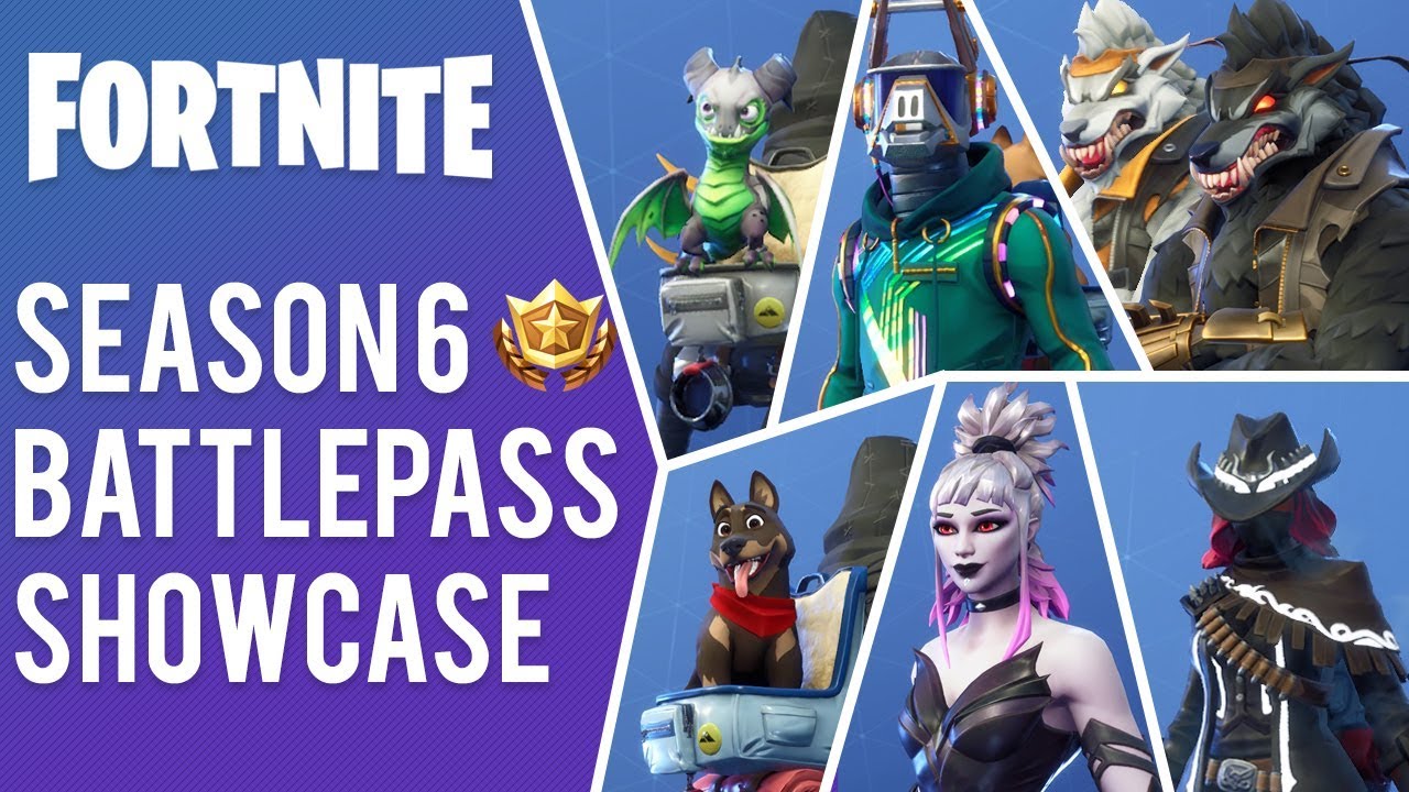 Fortnite - Season 6 Battle Pass Showcase - YouTube