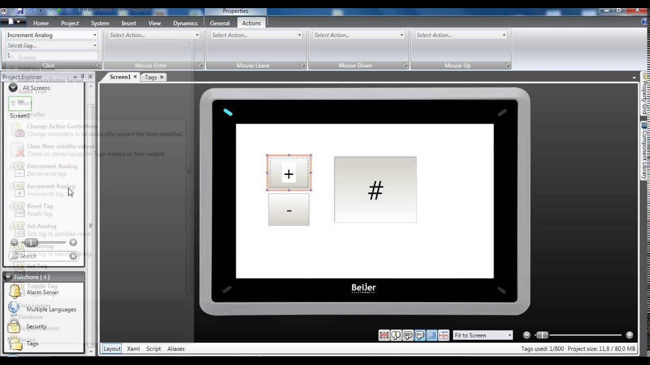 Beijer iX Developer Değer Arttırma Azaltma - YouTube