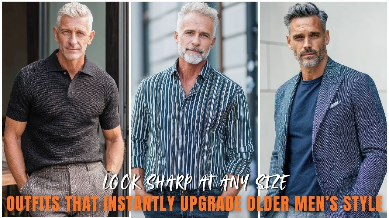20 Outfits That Help Older Men Look Better at Any Size - men's fashion ...