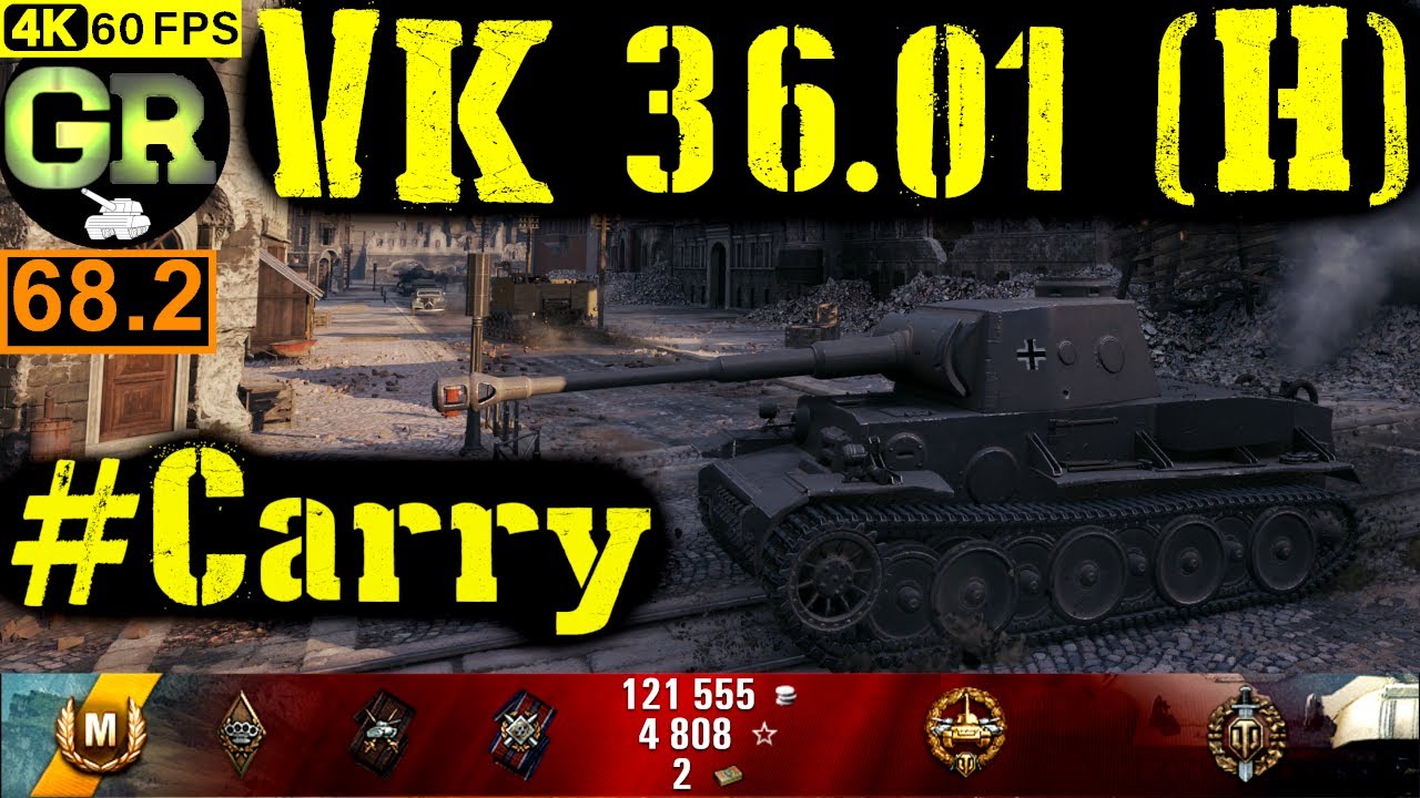 World of Tanks VK 36.01 (H) WoT Replay - 6 Kills 2.6K DMG(Patch 1.5.0 ...