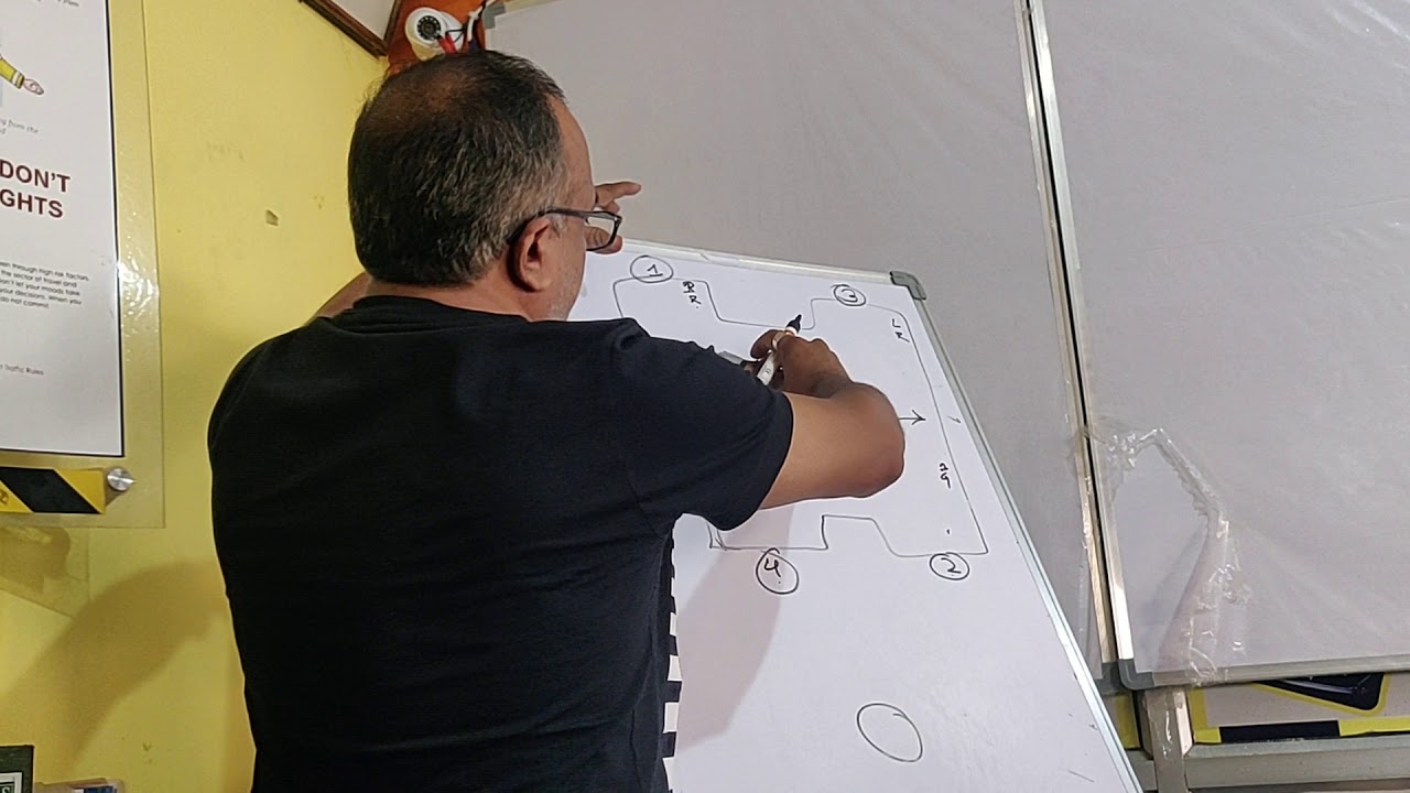 Explain 8 and H RTO driving test track bharat driving School students ...