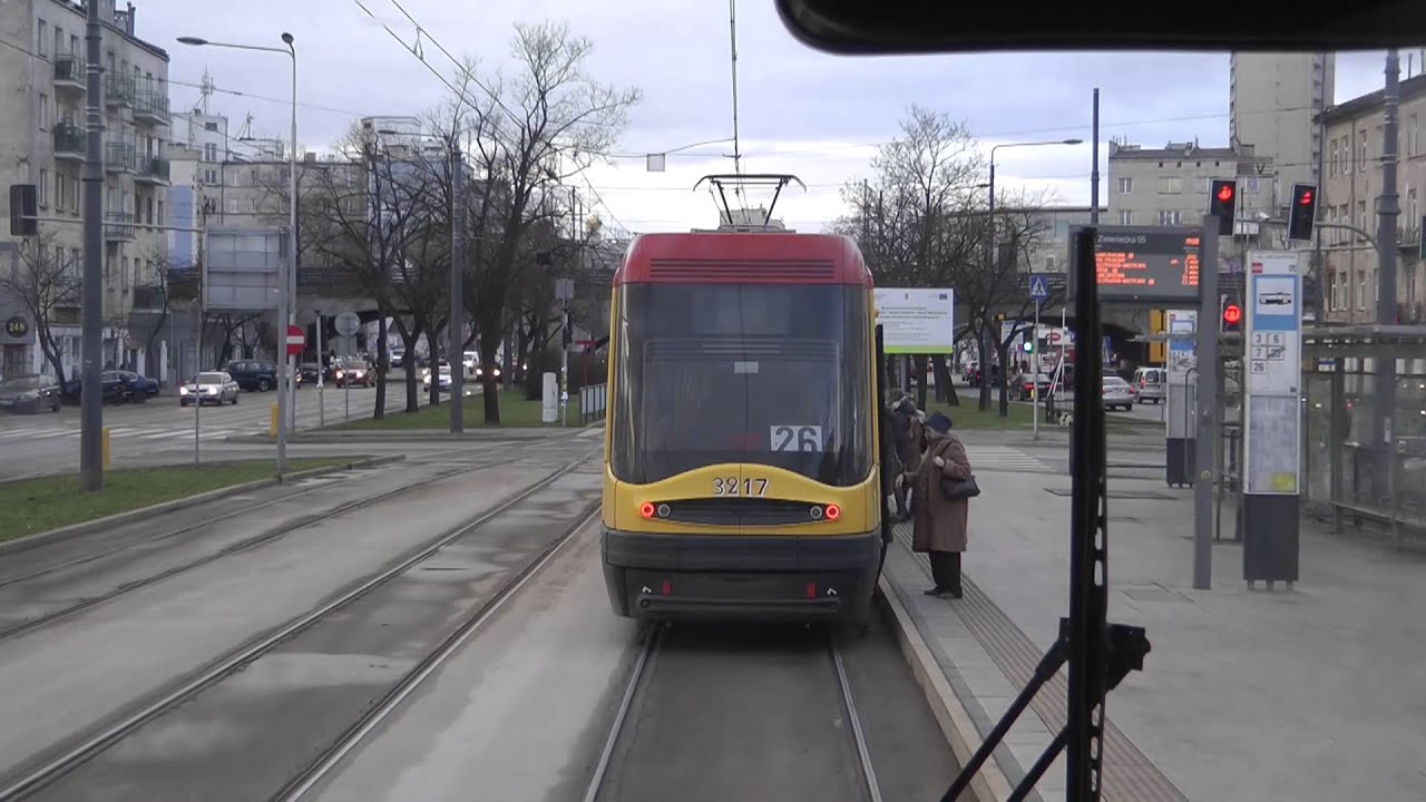 Tramwaje Warszawa linia 6 - YouTube