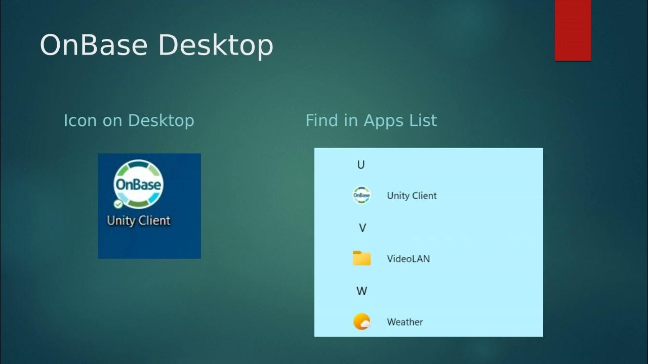 OnBase Training Mar 18 2024 - YouTube