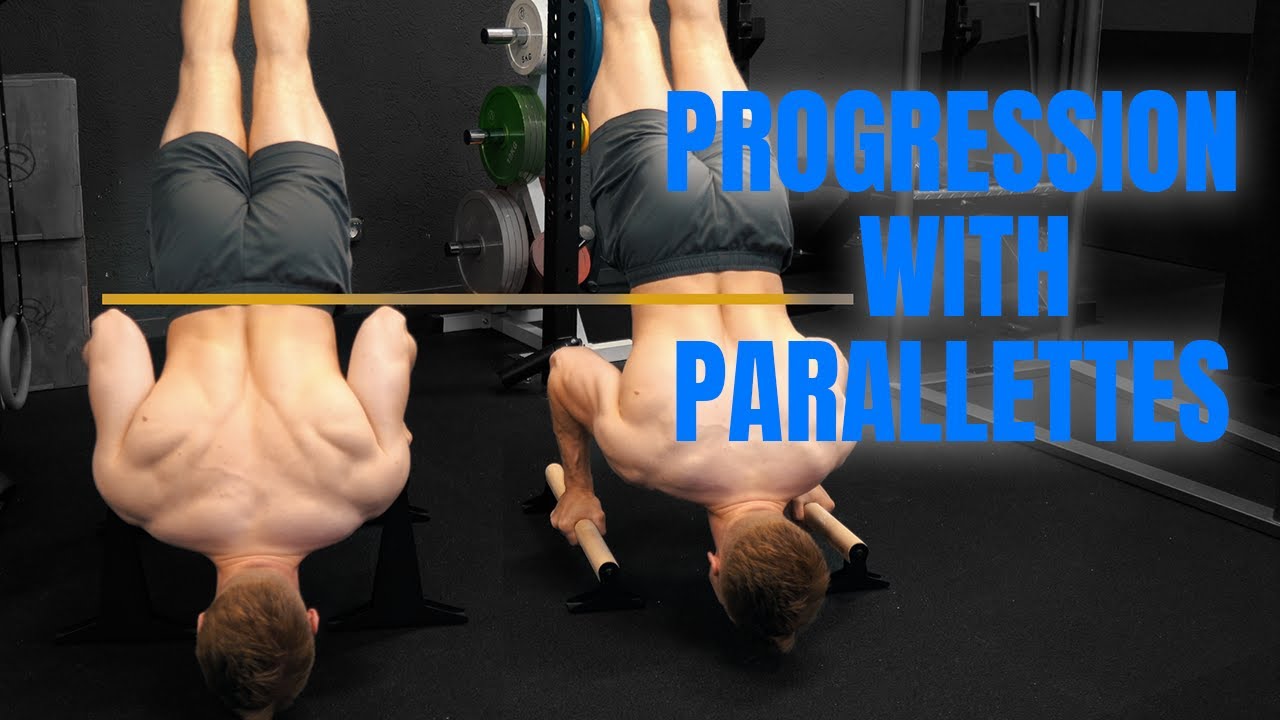 Planche & HSPU progressions with different parallettes - YouTube
