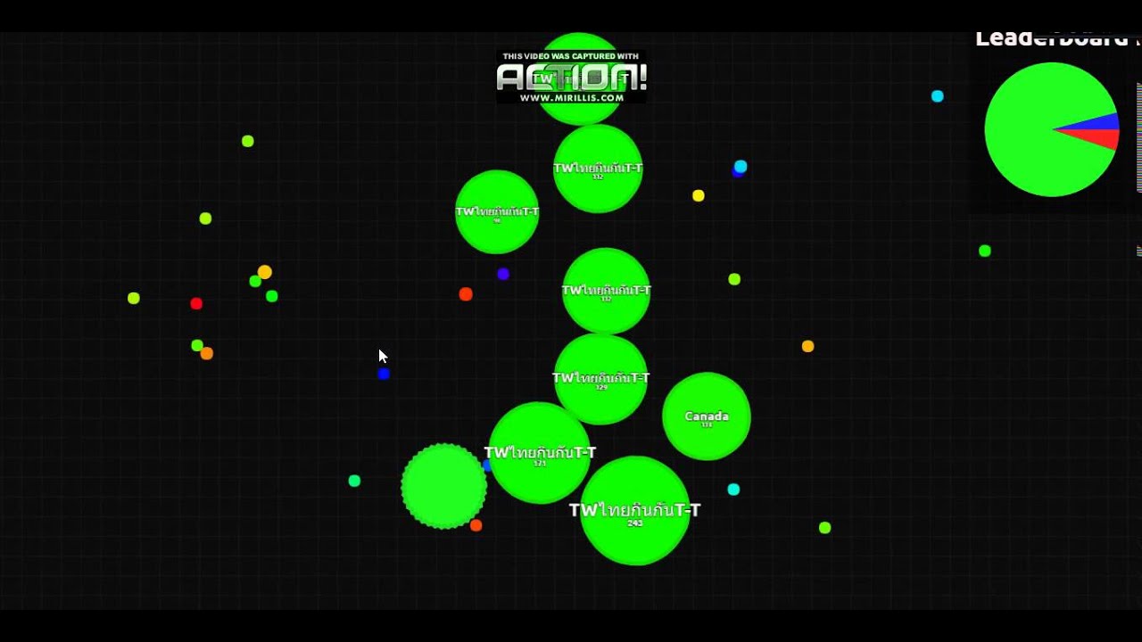 partida de agar.io y agarly.com - YouTube