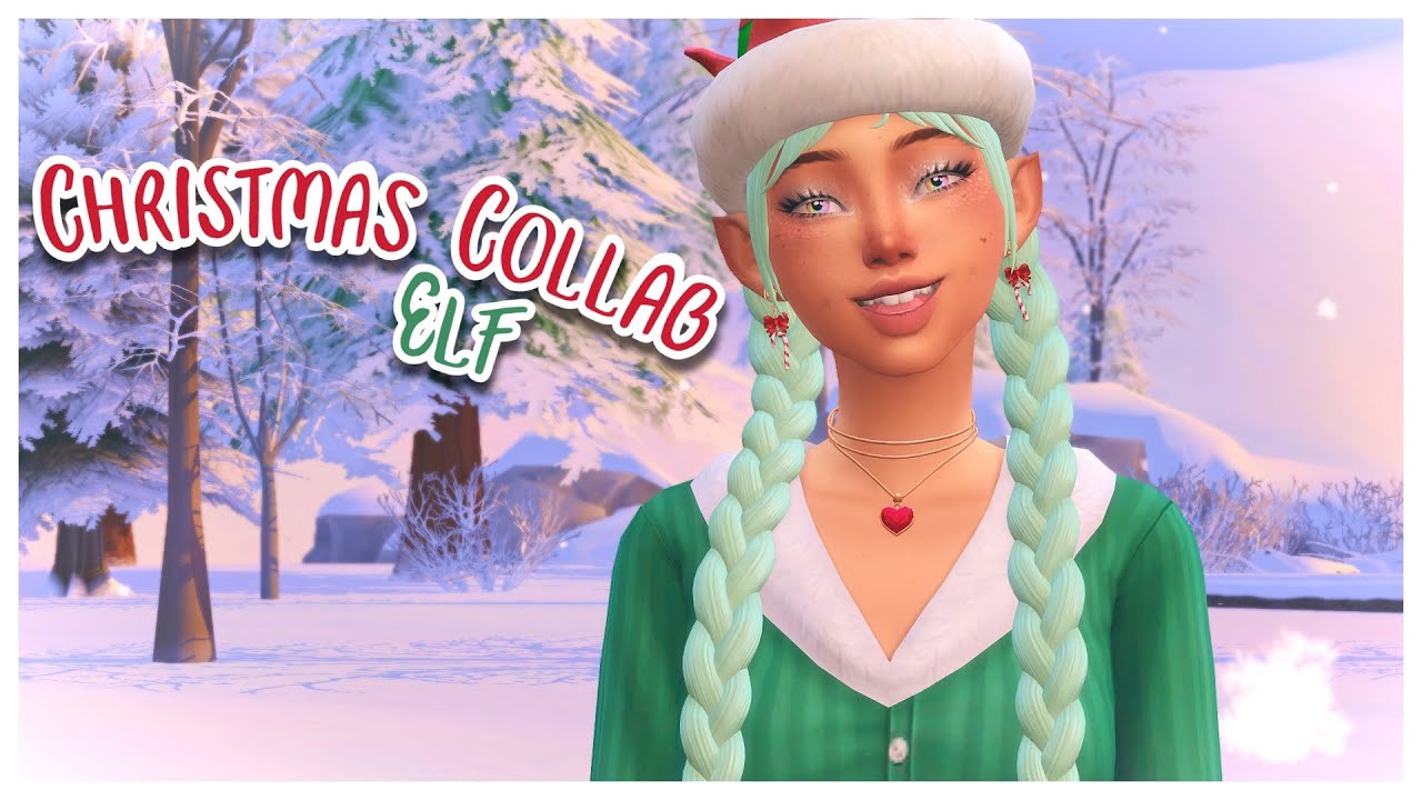 Christmas Collab🎄|| Elf ️|| The Sims 4 CAS - YouTube