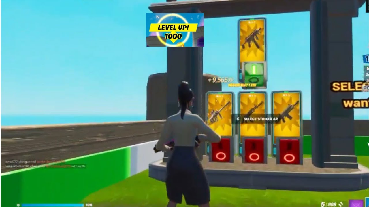 100K EXP in mins in fortnite - YouTube