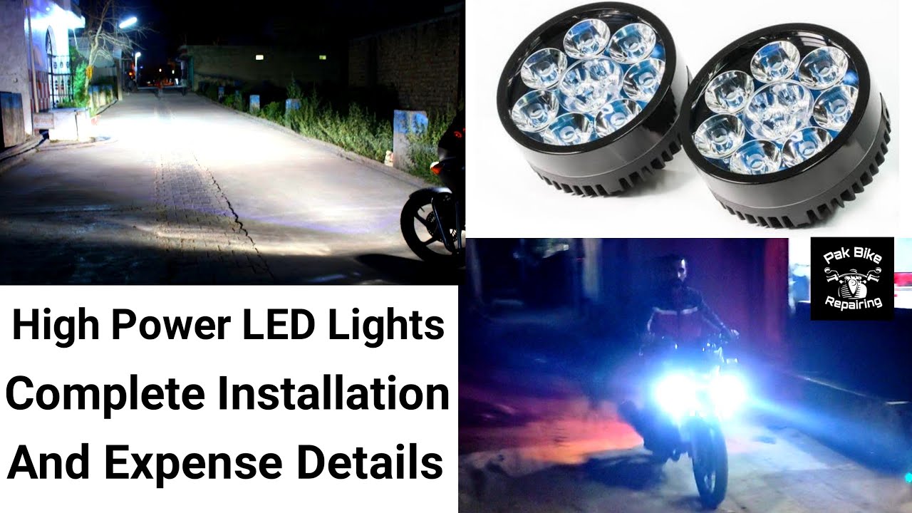 High Power High Range Best LED Light Complete installation and expense ...
