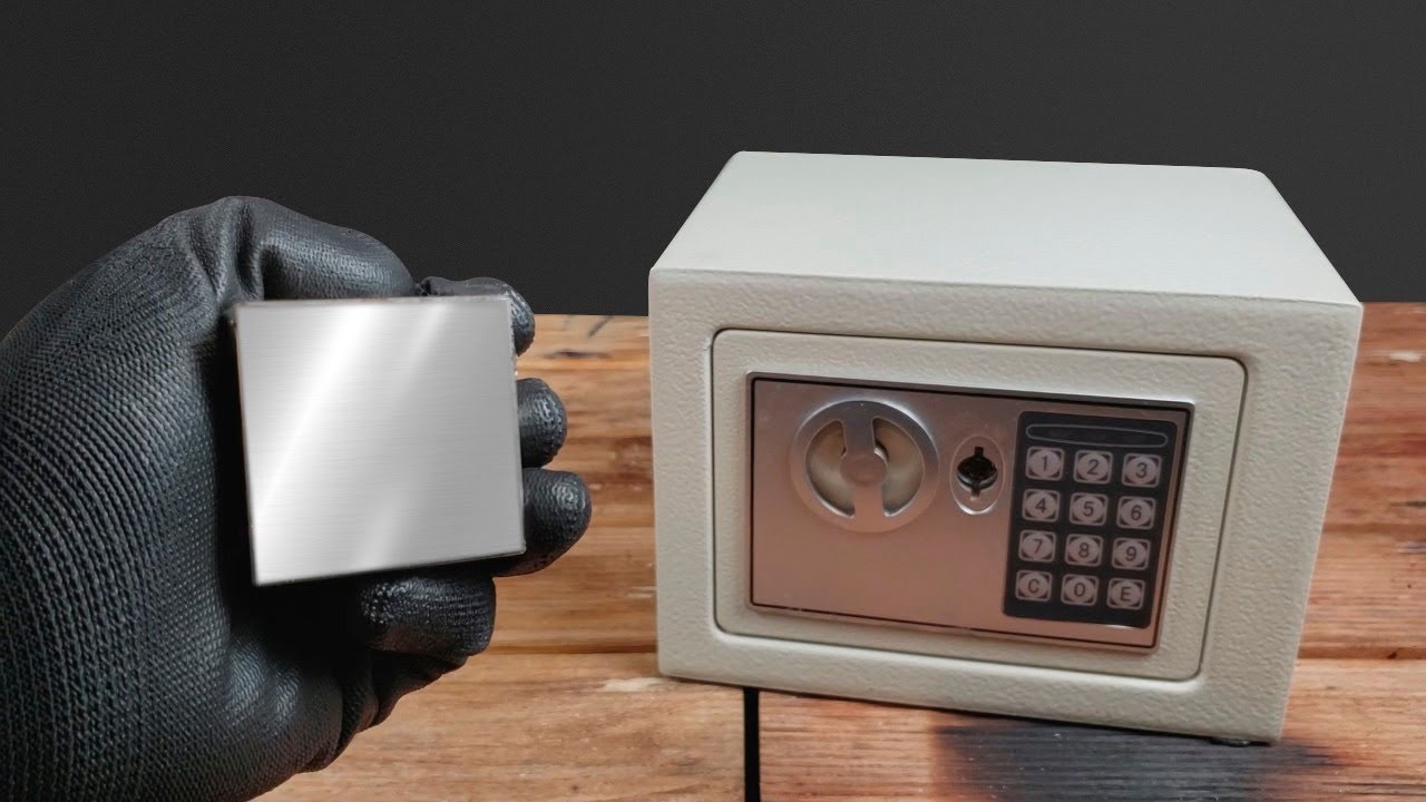 COMO ABRIR UM COFRE EM MENOS DE 10 SEGUNDOS USANDO UM IMÃ SUPER ...