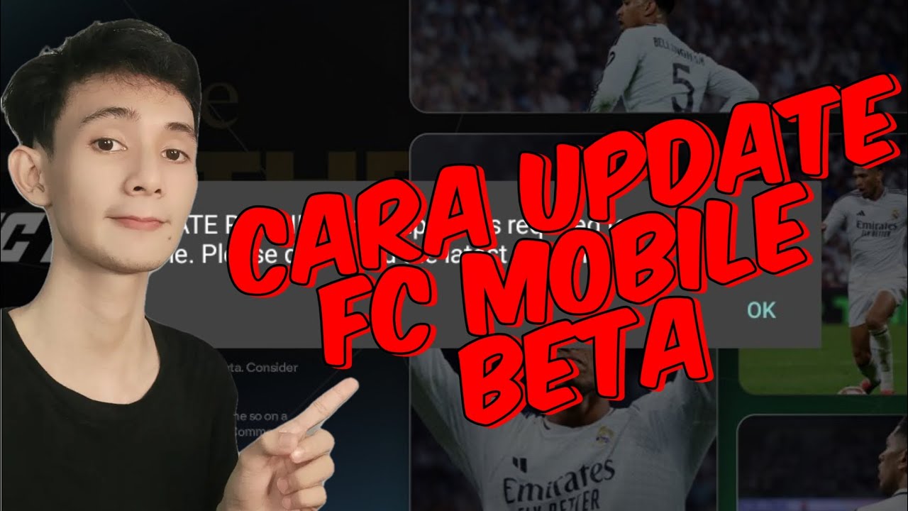 TUTORIAL CARA UPDATE FC MOBILE BETA!!! - YouTube
