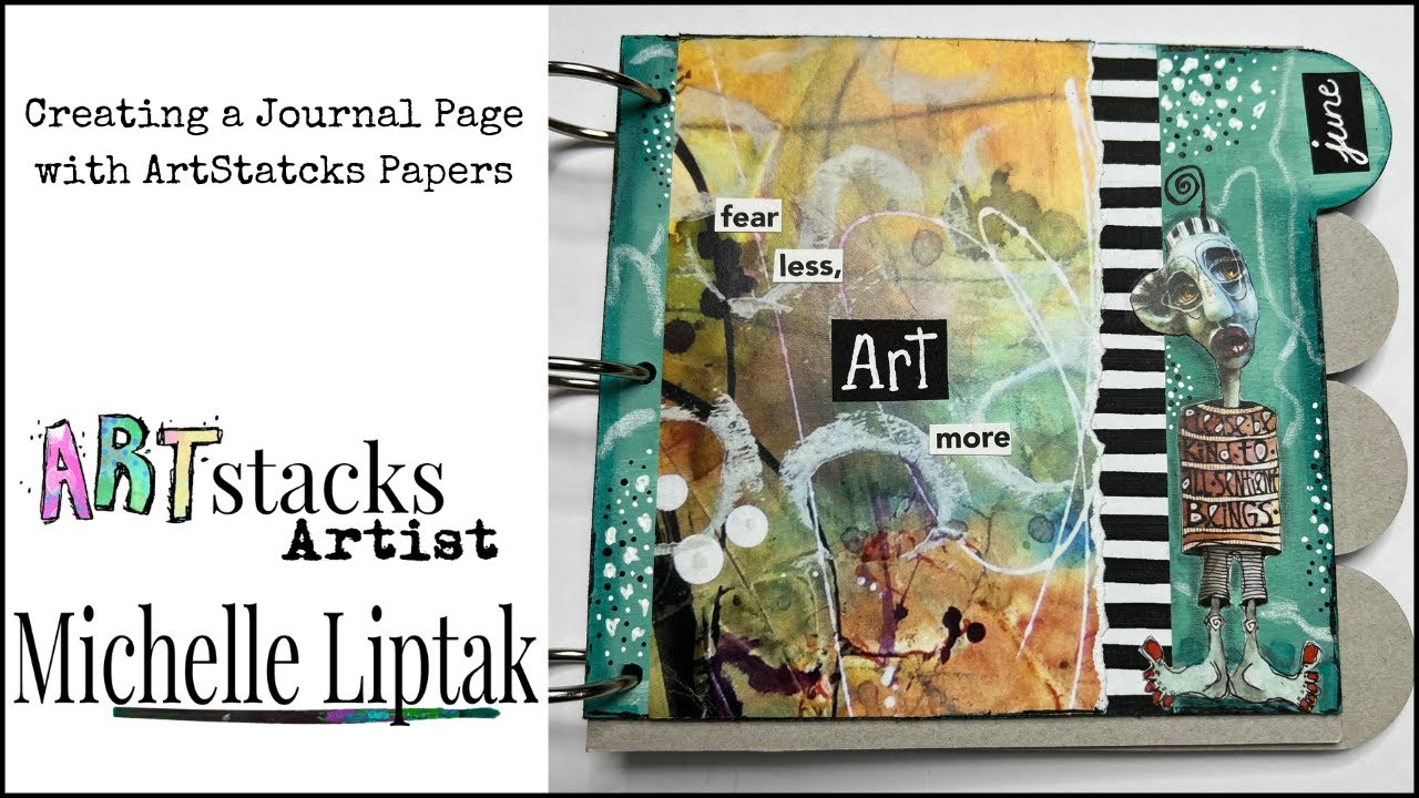 Fear Less, Art More by Michelle Liptak - YouTube