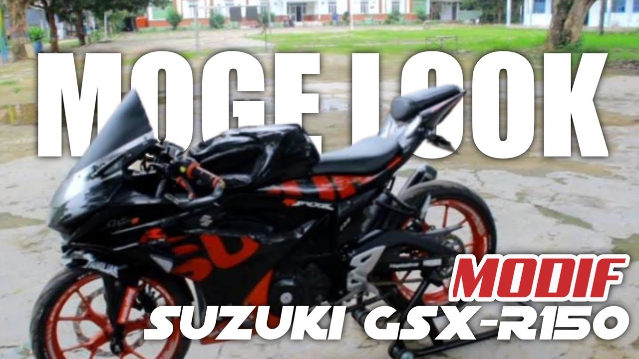 REVIEW MOTOR SUZUKI GSX-R150 ALA MOGE LOOK!! MODIF DANA PELAJAR - YouTube