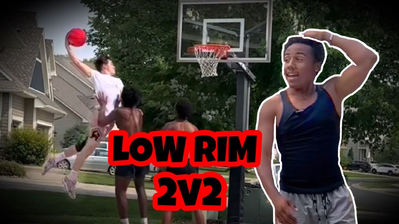 5’10” Dunker GOES OFF in 2v2 LOW RIM Basketball!! (CRAZY DUNKS) - YouTube