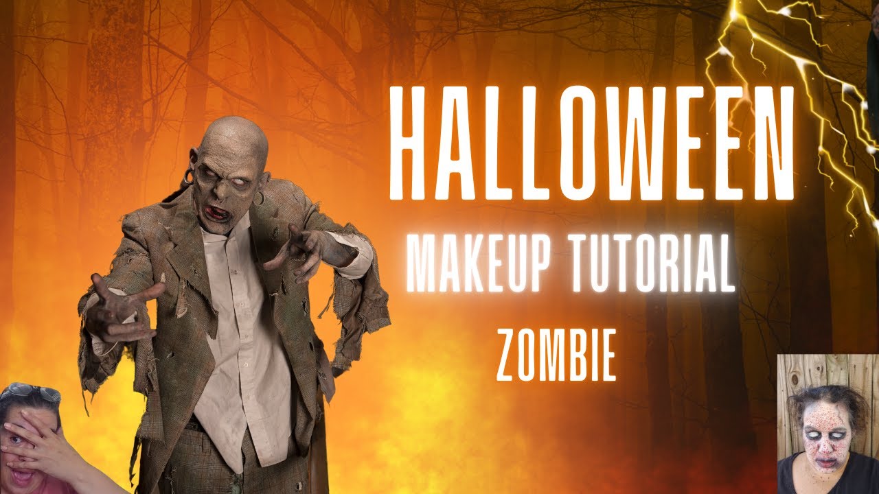 EASY ZOMBIE MAKEUP TUTORIAL - YouTube