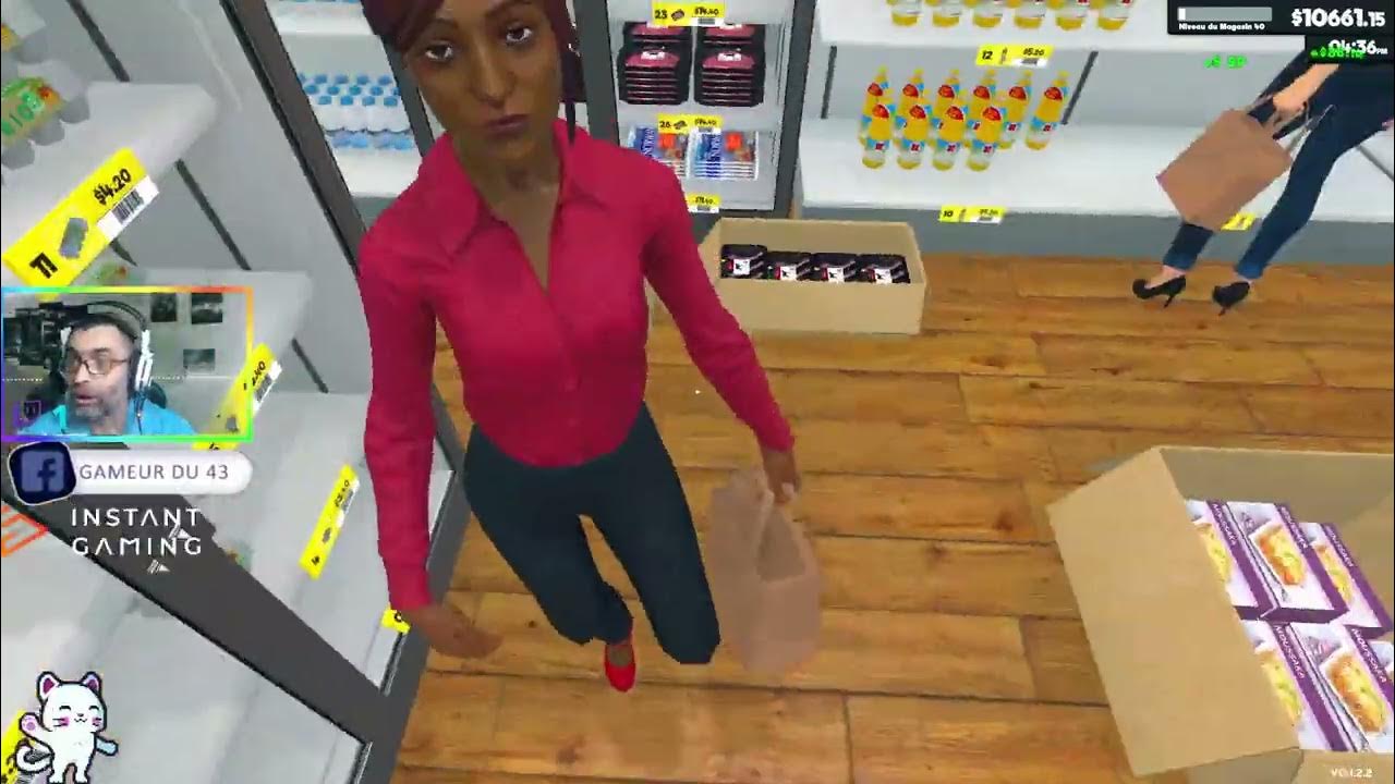 supermarket simulator FR (🔞) je gère mon supermarché j agrandir - YouTube