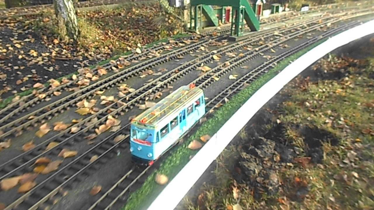 Video # 35 - Rc Electric Faller Playtrain Railbus on 32mm Garden ...