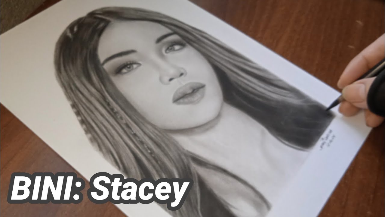 DRAWING BINI: STACEY | jesar art - YouTube