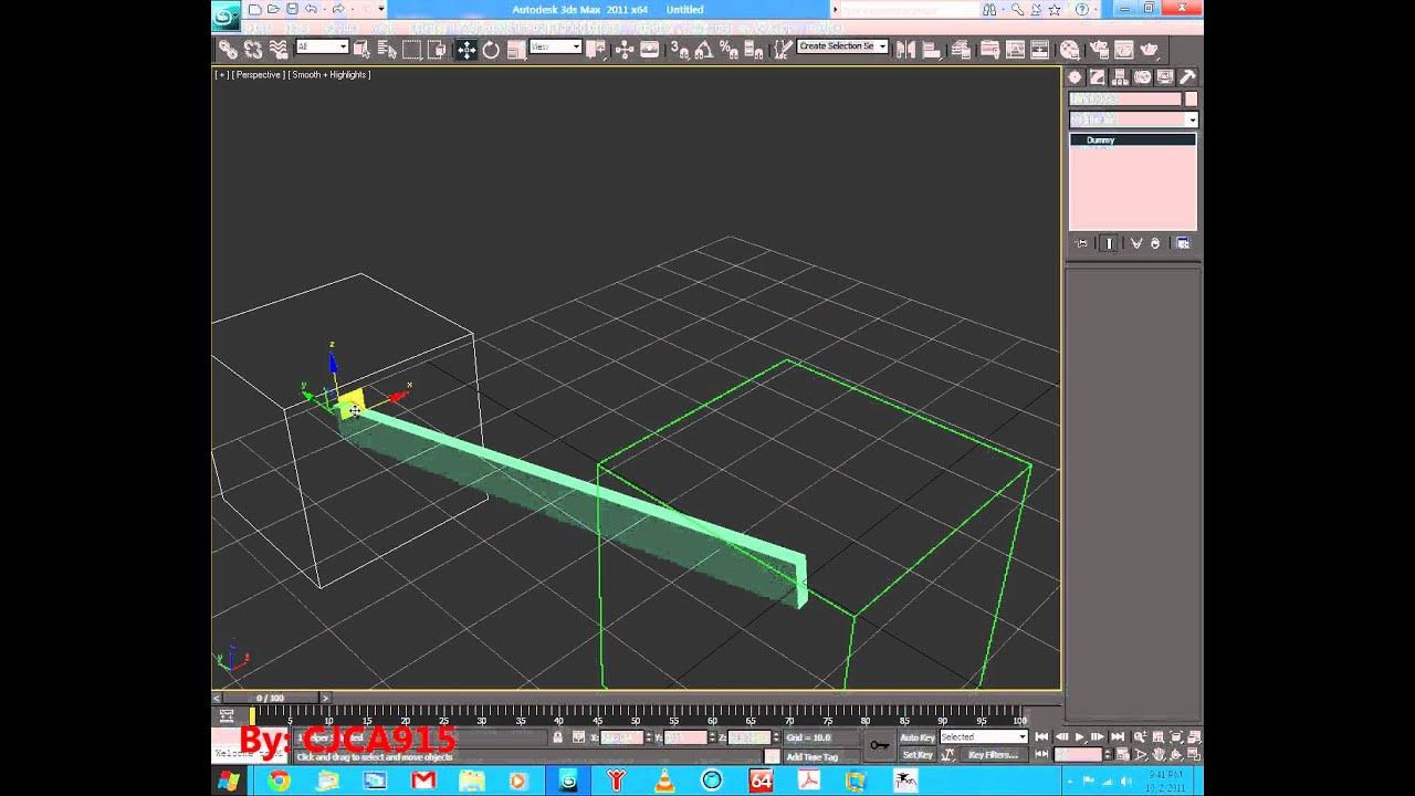 How to make a phaser beam using Linked Xform... - YouTube