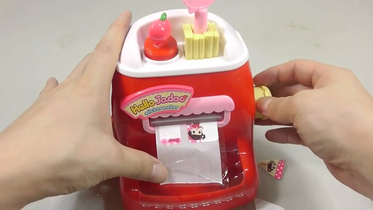 안녕 자두야 스티커메이커 장난감 조립 볼록 스티커 놀이 만화 캐릭터 How To Make 'Hello Jadoo Sticker ...