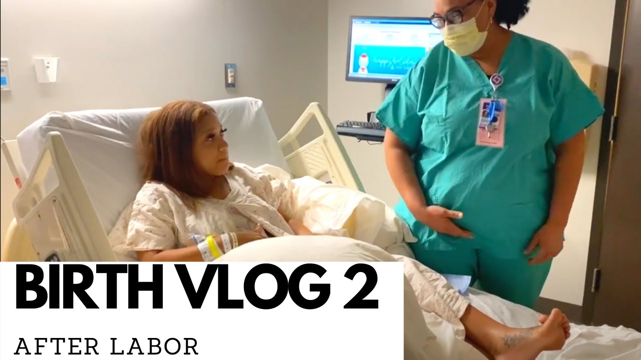 BIRTH VLOG 2 AFTER LABOR WHAT HAPPENS IN THE HOSPITAL ? - YouTube