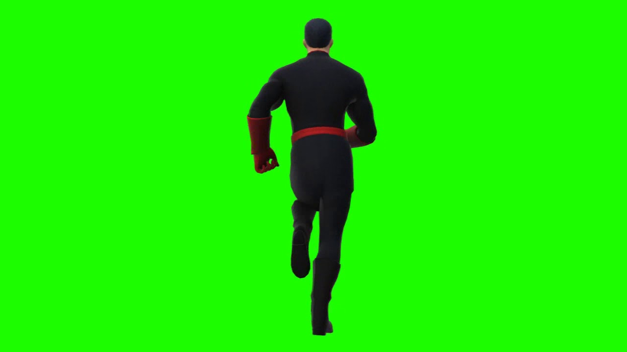 Dr Strange Defenders run animated back chroma - YouTube