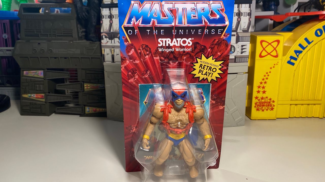 Masters Of The Universe Origins Mini Comic Stratos !!! - YouTube