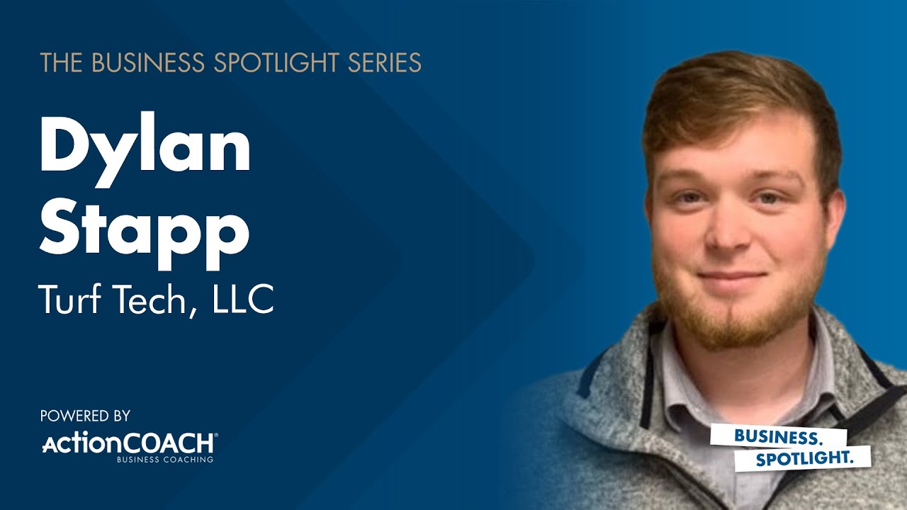 Business Spotlight featuring Dylan Stapp, Founder of Turf Tech, LLC - YouTube