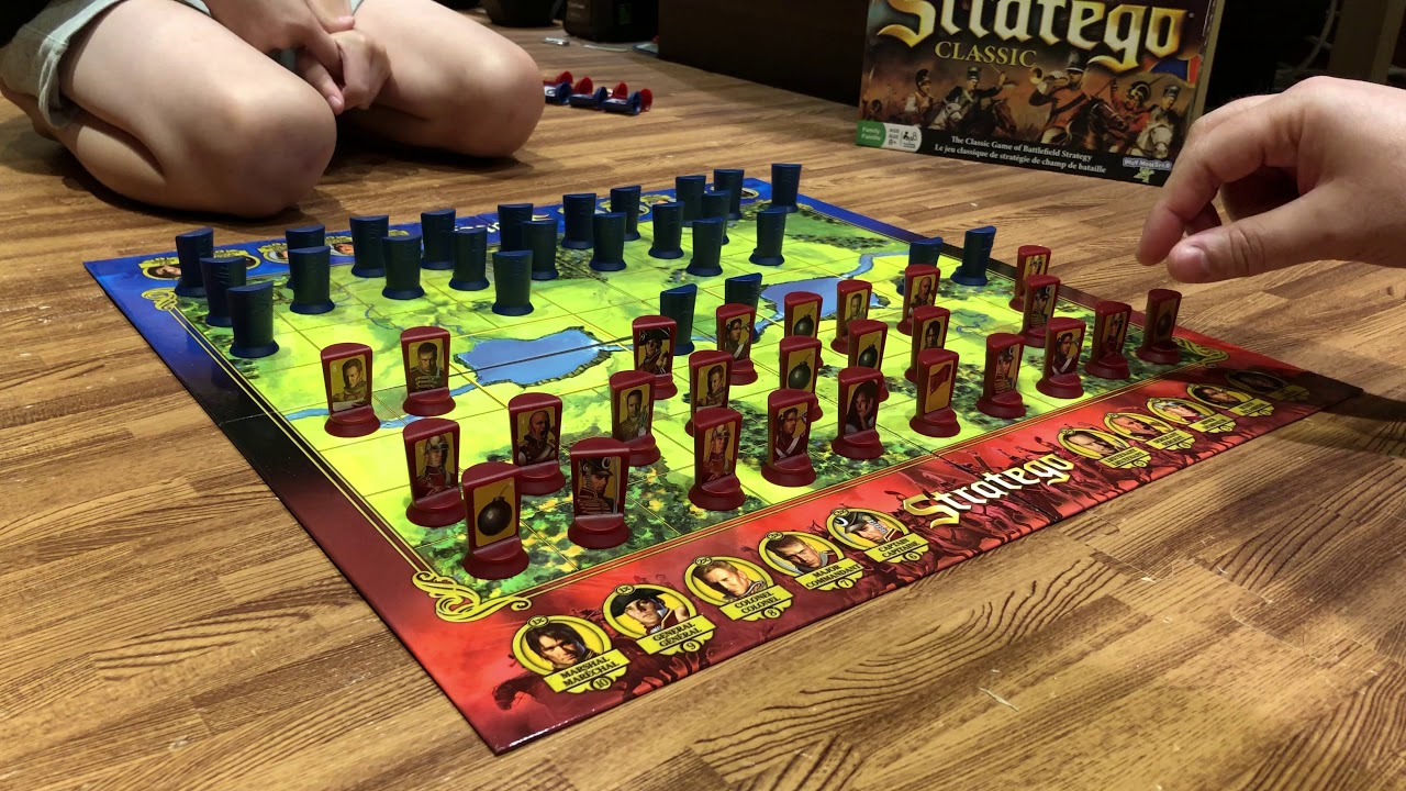 Playing Stratego With Son - YouTube