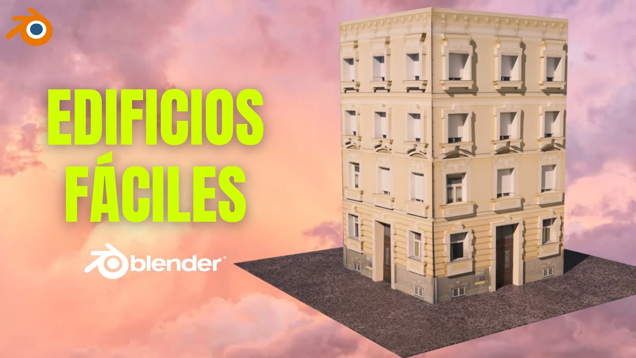 🎯 TUTORIAL para modelar EDIFICIOS de forma Rápida en BLENDER 🎯 - YouTube