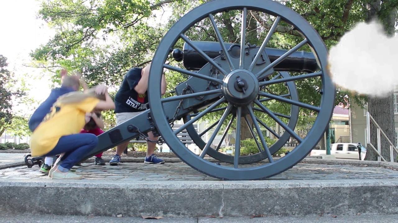 Firing the Double-Barreled Cannon? - YouTube
