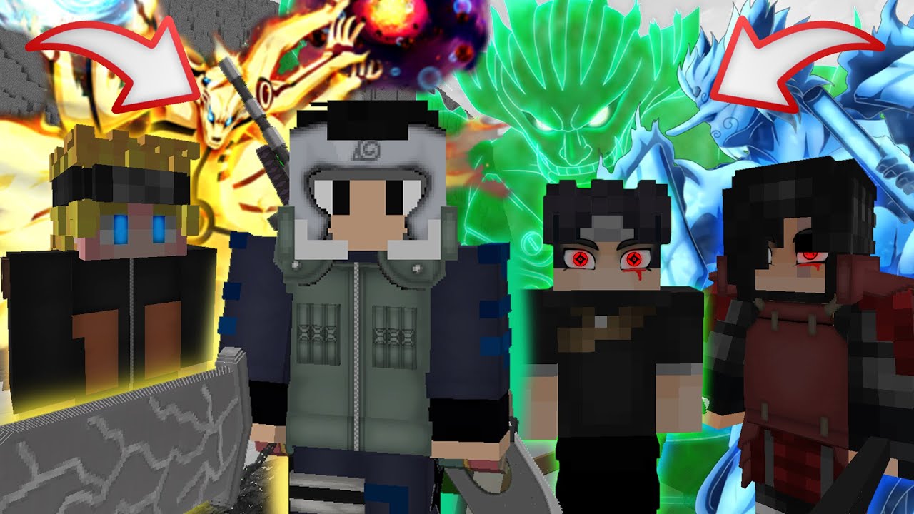 MELHOR MAPA DE NARUTO NO MINECRAFT !! - YouTube