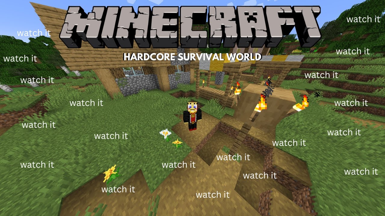 SOLO MINECRAFT HARDCORE SURVIVAL WORLD (SUPER ORIGINAL IDEA!) - YouTube
