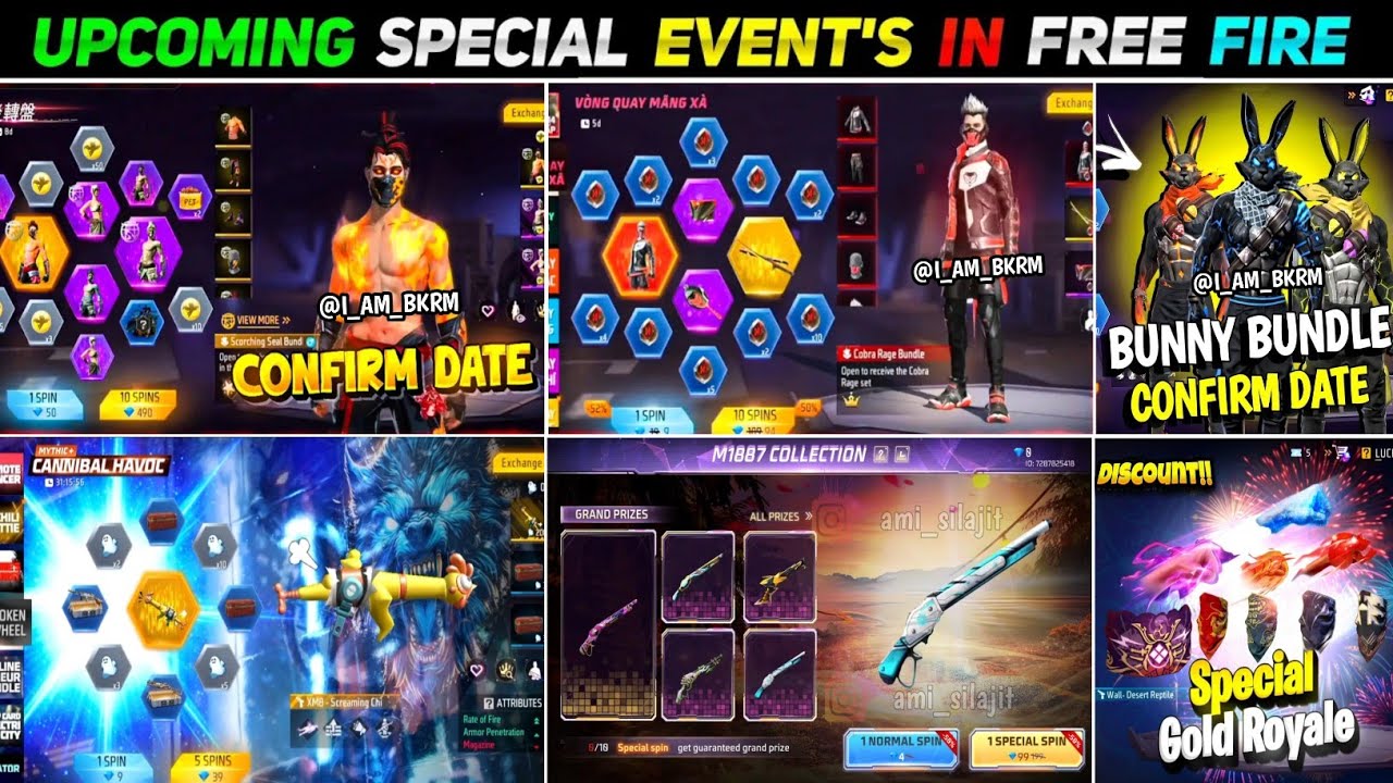 Golden Shade Bundle + Cobra Bundle Return 🥳| Bunny Bundle + All M1887 ...